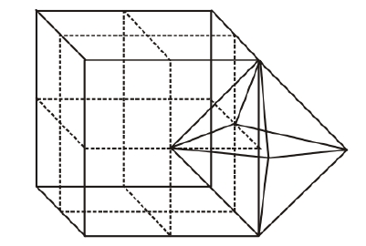 With the help of a labelled diagram show that there are four octahedral ...