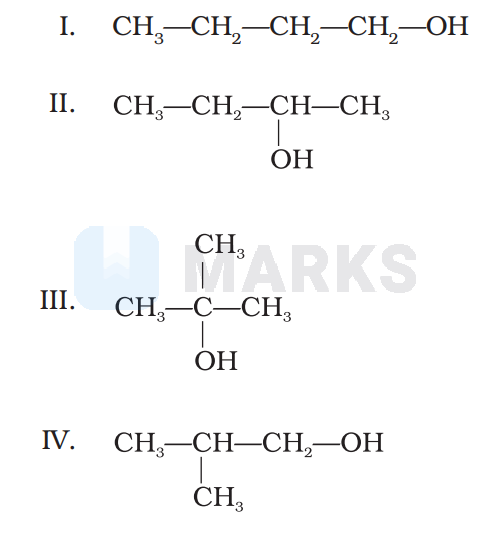 Identify the pairs of compounds that represents chain isomerism.