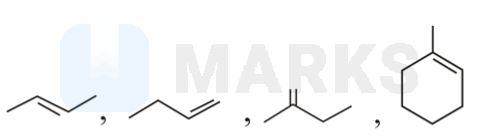 Examine the structural formulas of the following compounds and find how many compounds will ...