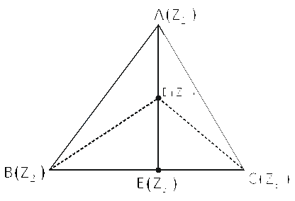 Let the points A , B , C and D are represented by complex numbers Z 1 ...
