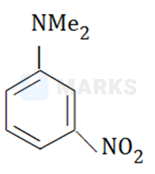The major product formed on nitration of N, N-dimethylaniline with conc ...