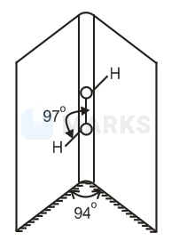 The structure of H 2 O 2 is: