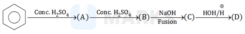 Identify products of each step of given reaction sequence