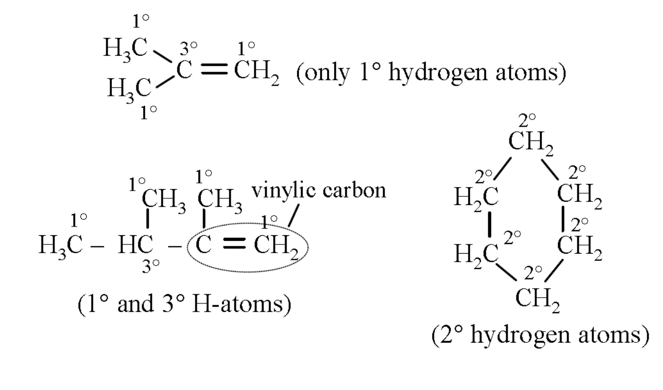 The compound having only primary hydrogen atoms is