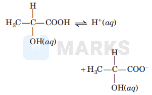 The degree of ionization of 0.10 M lactic acid is 4.0% The value of K c is