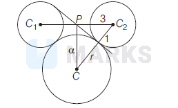 The centres of two circles C 1 and C 2 each of unit radius are at a distance of 6 units from ...