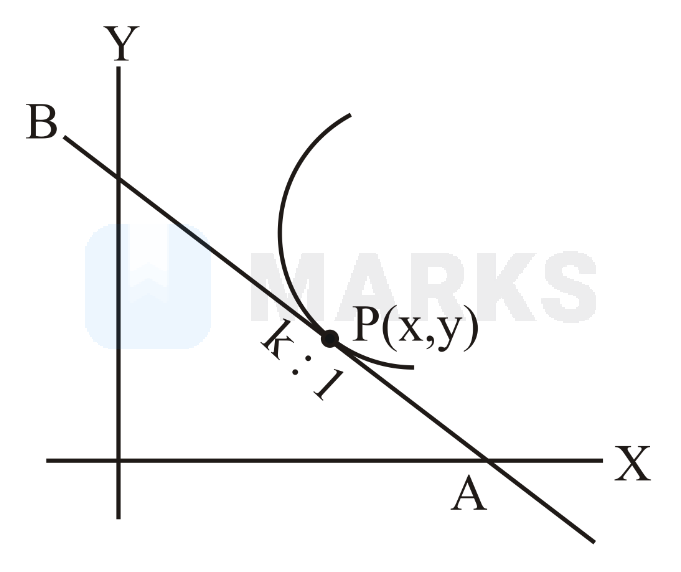 Let the tangent at any point P on a curve passing through the points 1 , 1 and 1 10 , 100 ...