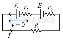 Two sources of equal emfs are connected in series. This combination is ...