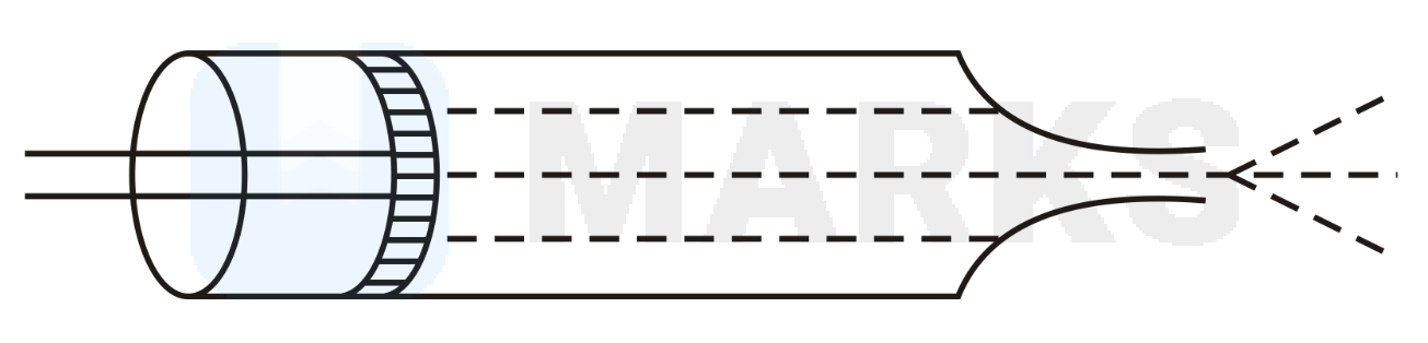 Figure below shows a liquid being pushed out of the tube by a piston ...