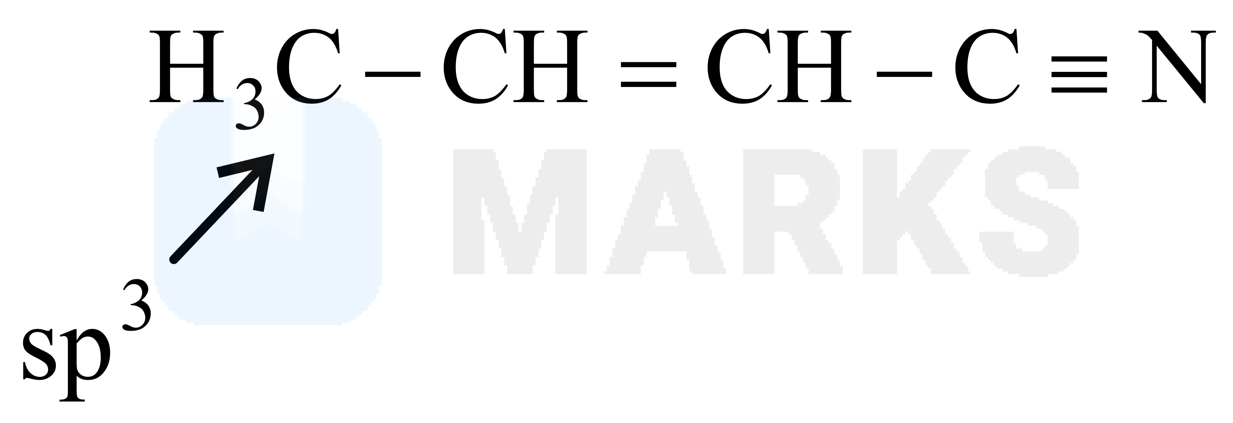 The number of sp 3 hybridised carbons in an acyclic neutral compound ...