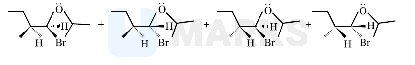 The Total Number Of Optically Active Compounds Formed In The Following Reaction Is
