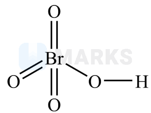 Sum of oxidation states of bromine in bromic acid and perbromic acid is