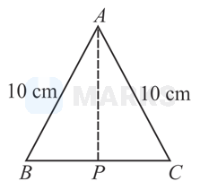 Cross-section view of a prism is the equilateral triangle A B C shown in the figure. The minimum ...