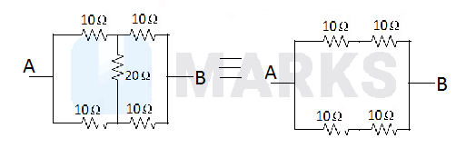 Effective resistance between \( A \) and \( B \) in the following circuit