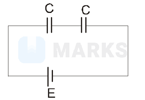 two identical parallel plate capacitors of capacitance C each are ...