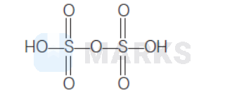 Identify the correct formula of oleum from the following