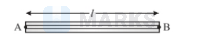 A uniform rod of length l and mass m is free to rotate in a vertical ...